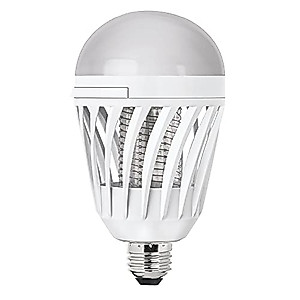 Feit Electric LED Bug Zapper Light Bulb - 2 in 1 UV Light attracts and zaps Mosquitoes and Other Annoying pests | Keeps Bugs Away