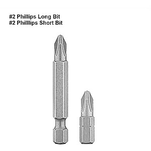Machine Screw Assortment Kit Includes Phillips Bits-2,410 Piece Phillips Pan Head