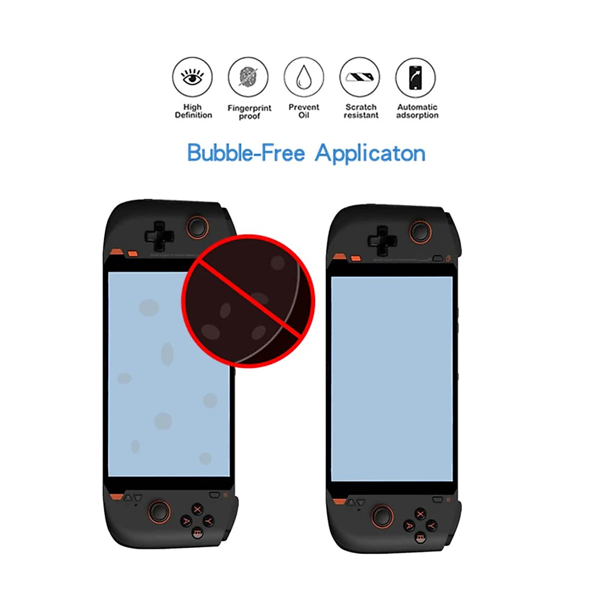 MIHENCE [ 3PCS ] Mihence Compatible with OneXPlayer Mini Screen Protector, PET Premium Real HD Protective Film Compatible for One X Player Mini - 7 Inches Handheld Game Console