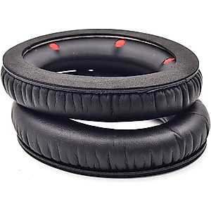 Cloud Revolver Ear Pads, Replacement Ear Cushion Earpads Cups Muffs Protein Leather Foam Pillow Cover Repair Parts for Kingston HyperX Cloud Revolver/Revolver S Gaming Headsets - Black
