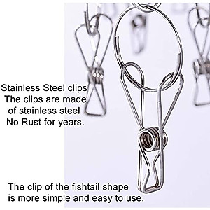 G GENLEAS 2 Pack 12 Hat Organizer Hook Loop Tape Cap Stainless Steel Organizer Hanger, Folding Clothes Hangers Foldable Clothes Drying Rack for Travel Circle Shape