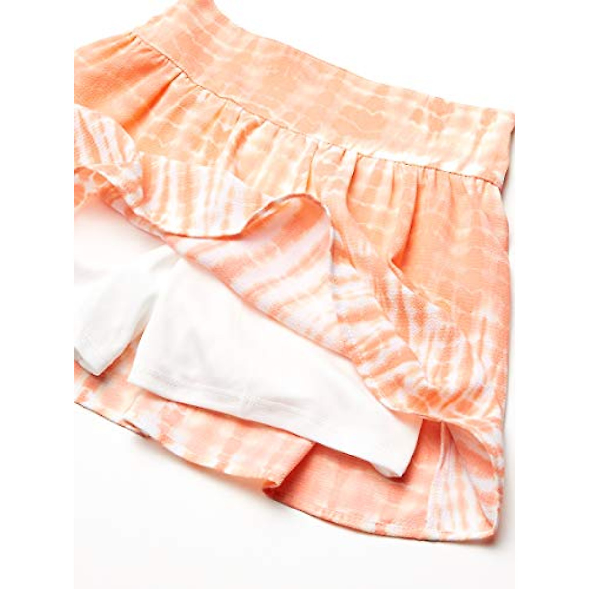 Speechless Girls' Tie Front Top and Short Skirt Set, Sunrise, 14