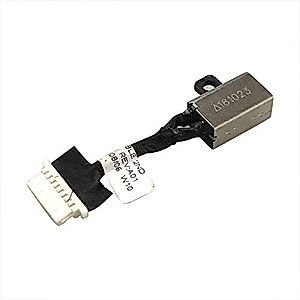 GinTai DC Power Jack Socket Plug Charging Port with Cable P93G 450.0F903.0011 WJXD9 0WJXD9 Replacement for Dell Inspiron 14 5481 5482 5485 5491 15 5591 2-in-1 5491 P93G001 P93G002 (2 inch)