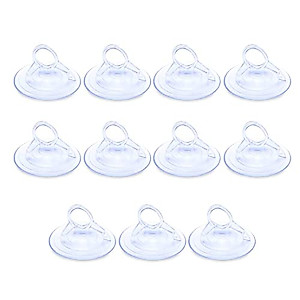 Jorzer Clear Suction Cups Plastic Sucker with Loops PVC Suction Hook for Wedding Car Balloon Decor 10PCS 3.5cm Suction Cups