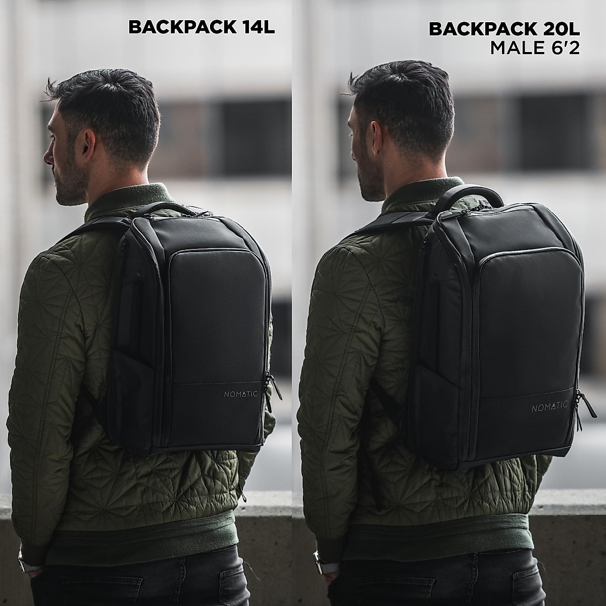 NOMATIC Backpack - Water-Resistant RFID Laptop Bag 20L - Updated 2020 V2