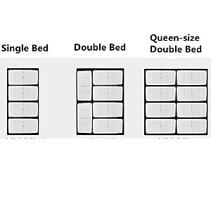 3 Pack Large Rolling Under Bed Storage Bin With Wheels, Sliding Underbed Plastic Containers With Lid Open From Both Sides. 37 x 19 x 7.3 inches