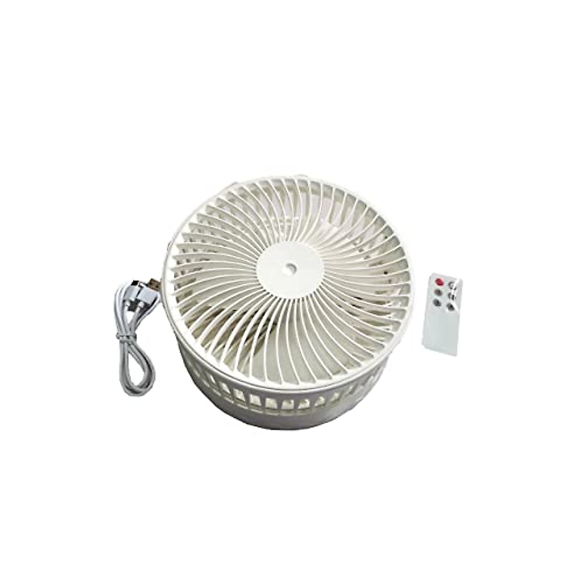 Fly Kan Retractable folding remote control desktop fan, USB table fan, portable remote control fan, suitable for office, home, outdoor camping, etc.