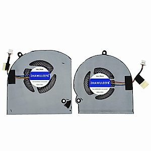 ZHAWULEEFB Replacement New CPU+GPU Cooling Fan for Dell Alienware 15 R3 R4 P69F Series EG75070S1-C270-S9A EG75070S1-C260-S9A DC5V 0.40A Fan