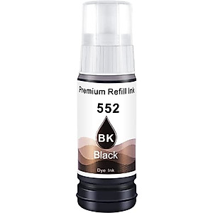 storcfe 552 Refill Ink Bottles Replacement for Epson 552 T552 T552920 Used for Epson EcoTank Photo ET-8550 ET-8500 Printers (1Black, 1Photo Black, 1Cyan, 1Magenta, 1Yellow, 1Gray, 6-Pack)