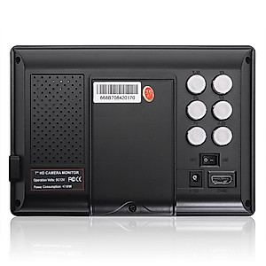 Lilliput 668GL 70NP/H/Y 7" On-camera Field HD Monitor For DSLR with HDMI Ypbpr and Composite Input