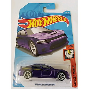 Hot Wheels 2018 Muscle Mania 3/10 - '15 Dodge Charger SRT (Purple)