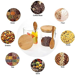 Generic Kitchen Refrigerator Storage Containers Glass Spice Storage (1), WFC001, transparent