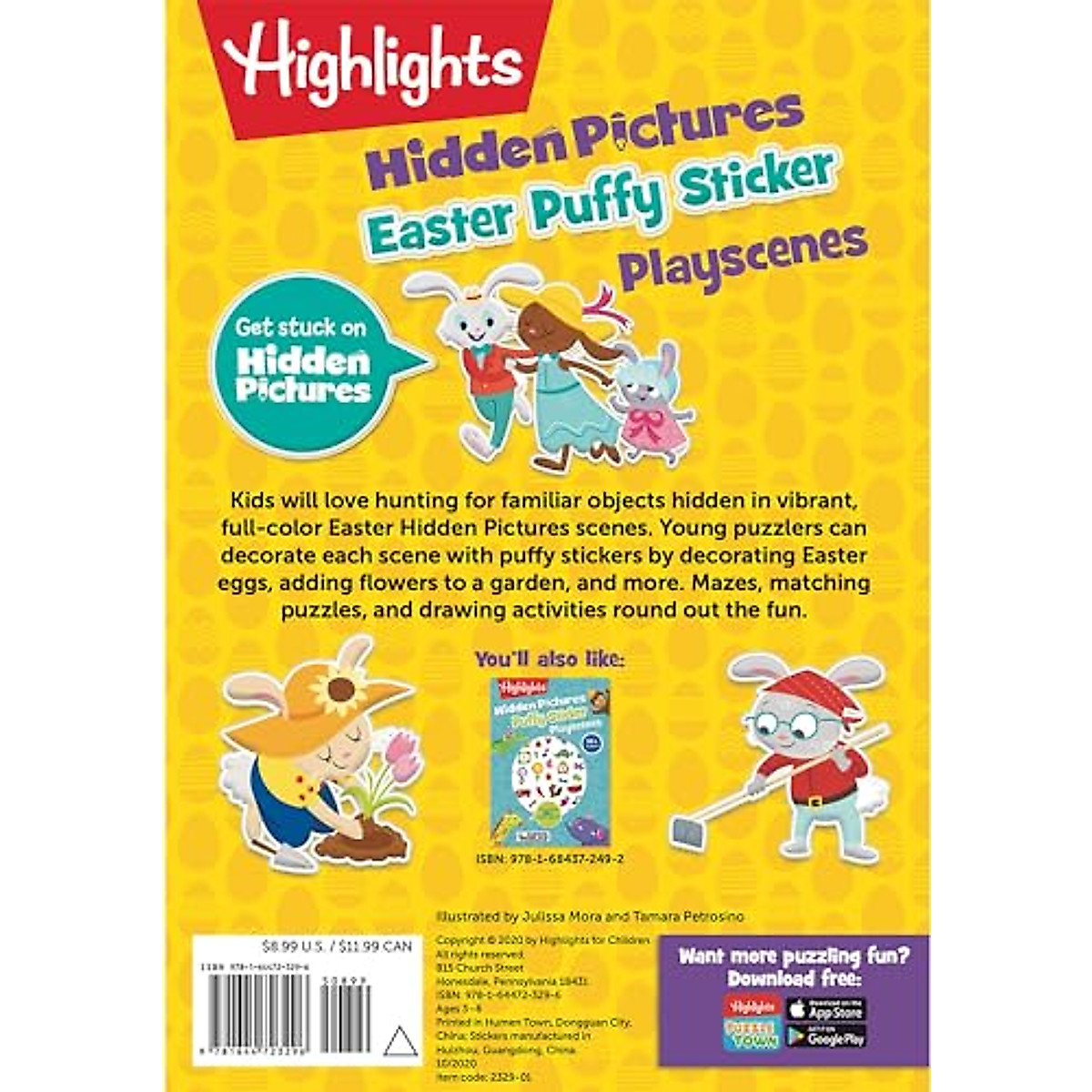 Easter Hidden Pictures Puffy Sticker Playscenes (Highlights Puffy Sticker Playscenes)
