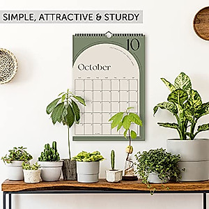 Aesthetic Minimalistic Wall Calendar - Runs from June 2023 Until December 2024 - The Perfect Monthly 2023-2024 Calendar Planner for Easy Organizing