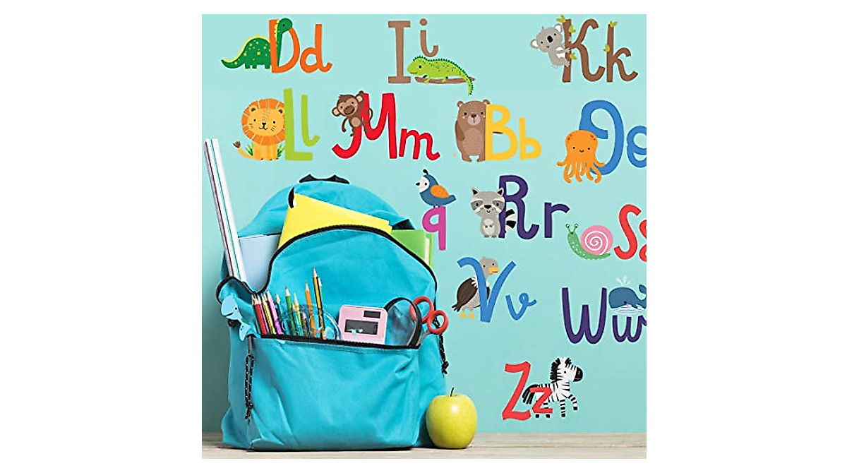 Fun ABC Wall Decals for Kids Rooms | Easy Nursery Décor