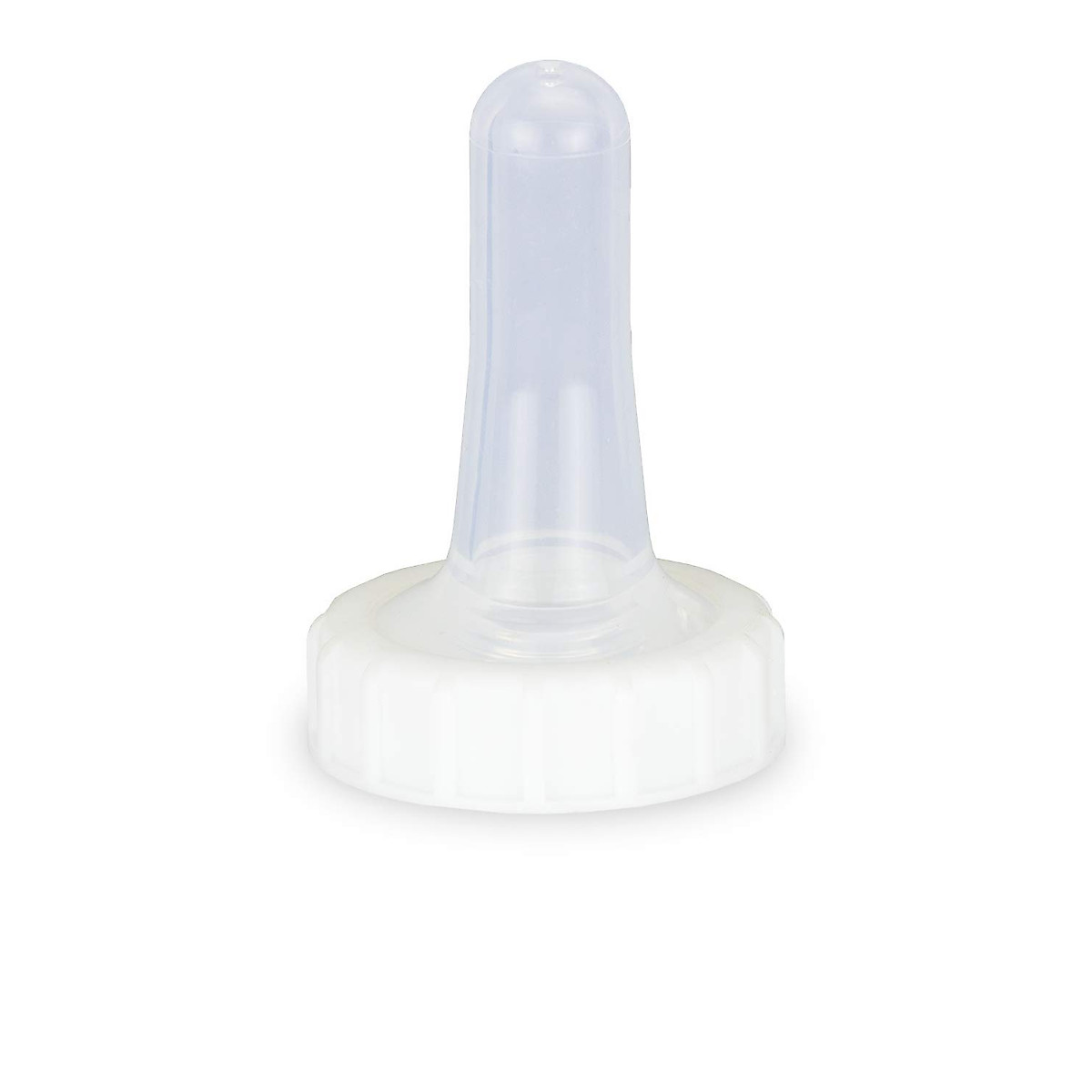 BESS Calf 2qt Nursing Feeding Bottle: Leak-Free, Non-Collapsing, with Clear Screw-on Nipple