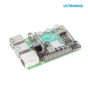 UCTRONICS PoE HAT for Raspberry Pi 4B/3B+, Power Over Ethernet (PoE) Support 802.3af PoE Network Standard, Compatible with Pi 4B / 3B+