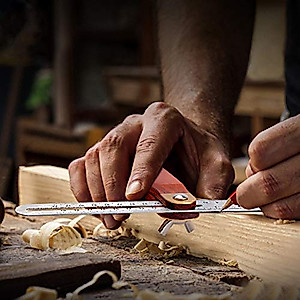 360 Degree Sliding T-Bevel Carpenters Angle Finder, Angle Ruler Wood Bevel Protractor Tool, 7Inch