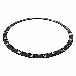 Ewatchparts Bezel Insert Compatible With 41mm Tag Heuer Carrera CV2010 Calibre 16 Chronograph Black