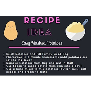 Potato Bag, Microwave Potato Bag, Potato Cooker bag, Potato Pouch, Baked Potato Bag, Cotton Bag in a Red Chili Pepper Fabric Print