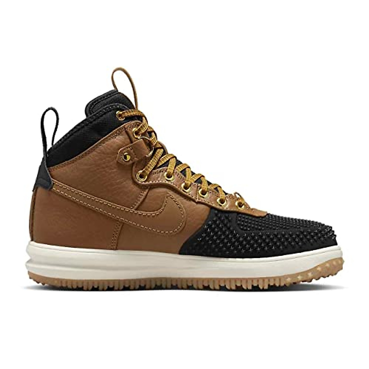 Nike Men's Lunar Force 1 Duckboot Ale Brown/Ale Brown-Black (805899 202) - 9.5