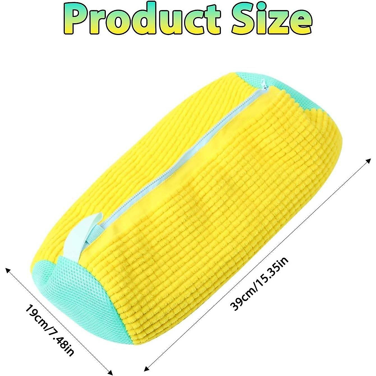 Generic Shoe Cleaning Bag 2PCS, Shoe Laundry Bag for Washer and Dryer，Reusable Shoe Washing Machine Bag,Shoe Washing Bag for Sneaker Gym Shoes (Beige), Large, TR101