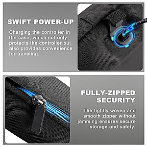 Complete Component Pack for Xbox Elite Controller Series 2 - Accessories Includes 1 Controller Carrying Case, 1 Charging Dock, 4 Thumbsticks, 4 Paddles, 1 Adjustment Tool and 1 Charging Cable(BLUE)