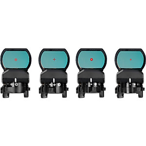 BARSKA AC10632 Red Multi-Reticle Electro Reflex Sight with with Picatinny / Weaver Style Base