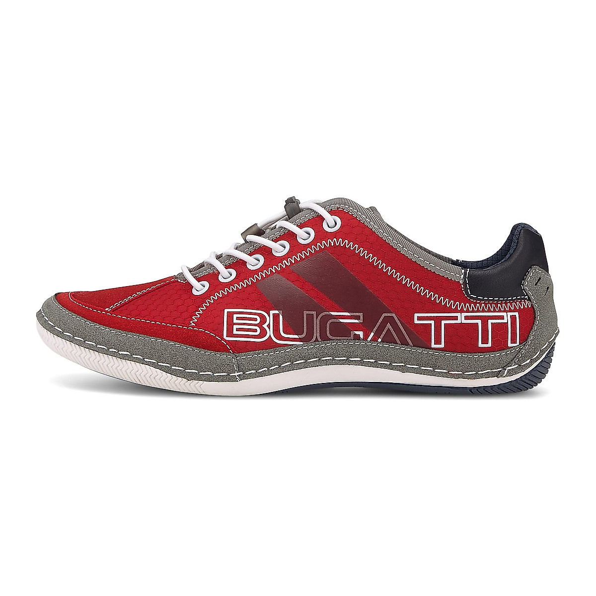 bugatti Men's Low-Top Sneakers, Red, 9