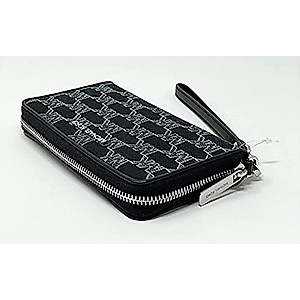 Michael Kors Jet Set Travel Large Phone Case Wristlet Wallet MK Black Multi