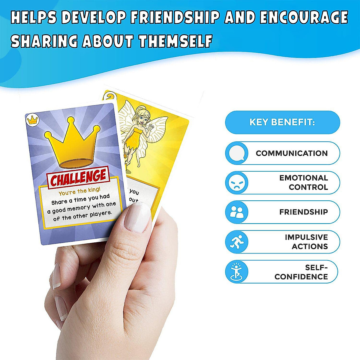 Together Land Therapy Game for Kids - Play Therapy Cards Develop Social Skills - Group Therapy Games for Teens Anger Management Toys - Counselors social skills activities for kids with Autism and ADHD