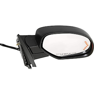 Kool Vue Power Heated Mirrors for Chevrolet Silverado 1500 GMC Sierra 1500 2007-2013 Power Fold With Signal Light & Puddle Lamp; Without Blind Spot, Memory & Auto-Dimming with 2 Caps Pair New Body