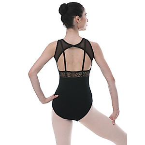 Dance Favourite Lace Leotards with Open Back 03D0226 (XL)