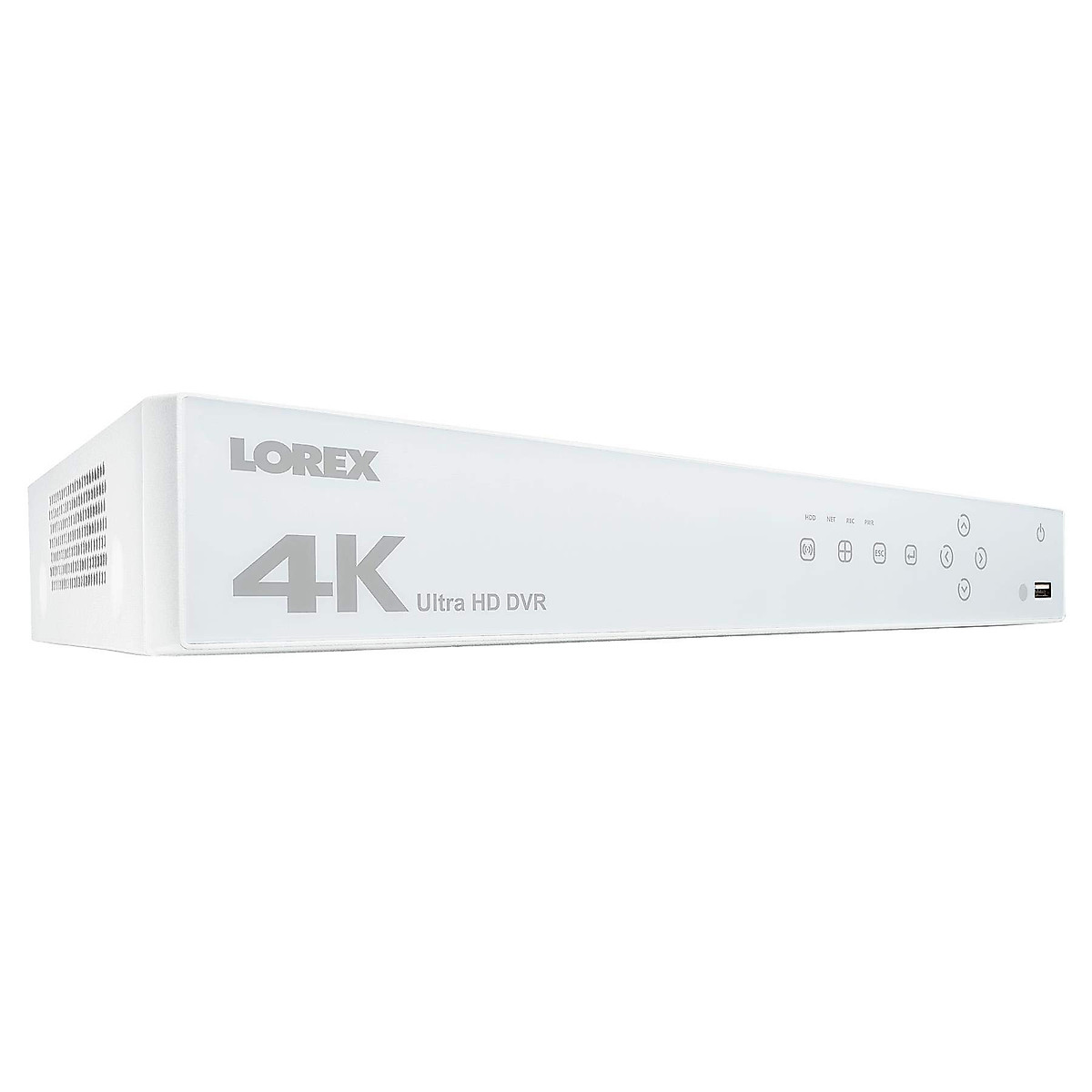 Lorex LHV51082TW 4K Ultra High Definition 8 Channel, 2TB Hard Drive Digital Video Surveillance Recorder (DVR), White,(M.Refurbished)