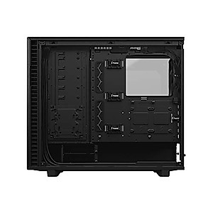 Fractal Design Define 7 Black Brushed Aluminum/Steel E-ATX Silent Modular Dark Tempered Glass Window Mid Tower Computer Case