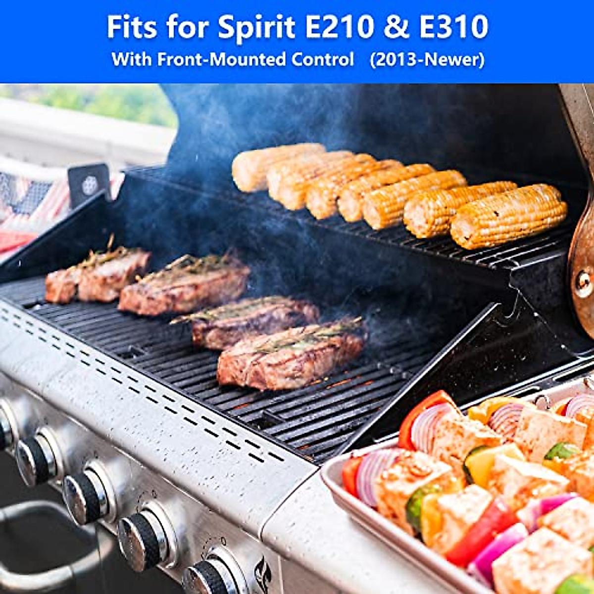 Apromise 7642 Grill Igniter Replacement - Electronic Grill Igniters for Weber Spirit 210 and Spirit 310 Gas Grills (2013 and Newer) - Grill Igniter for Models with Front-Mounted Control Panels