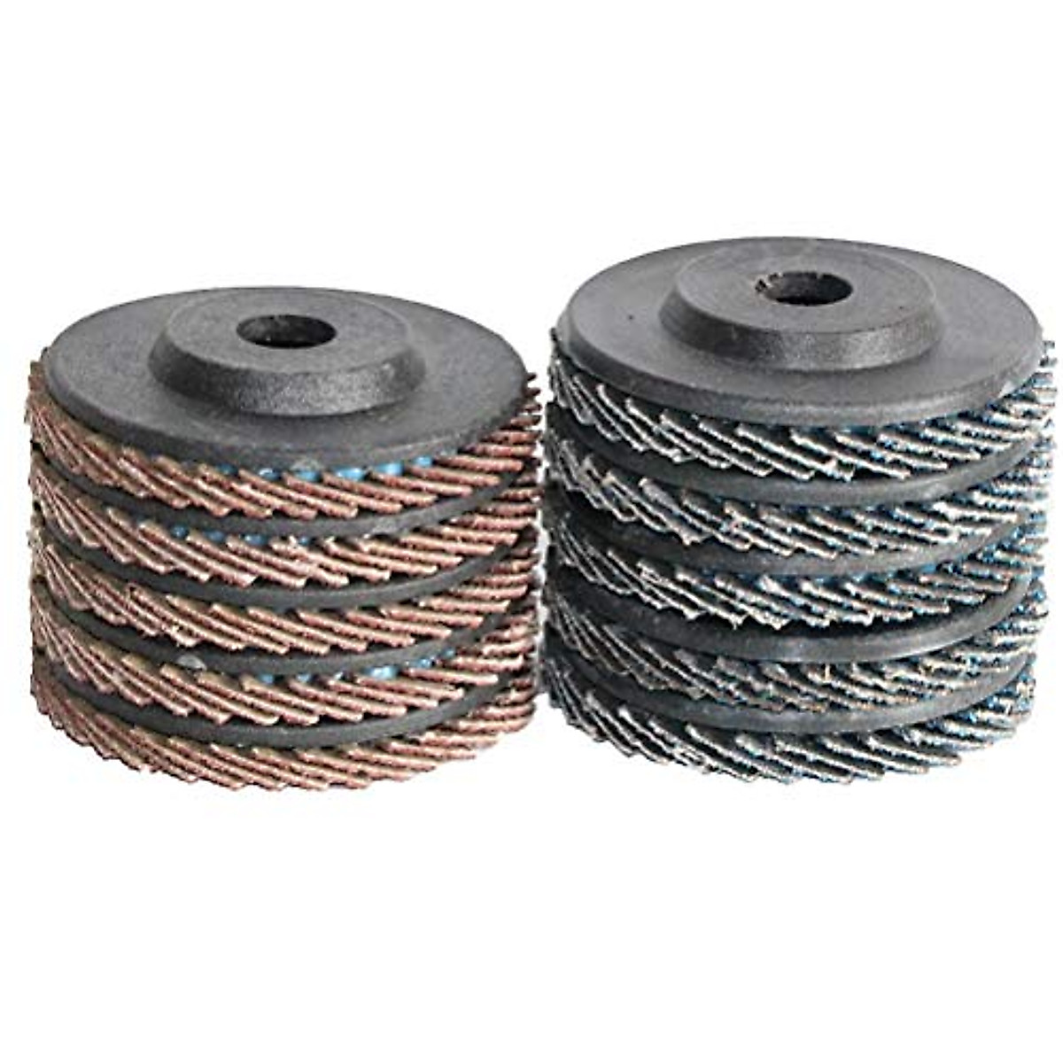 FPPO 2" 10PCS Grinding Wheel Flap Discs for 2-inch Mini Air Angle Grinder, for Metal Wood and Plastic polishing 80 Grit