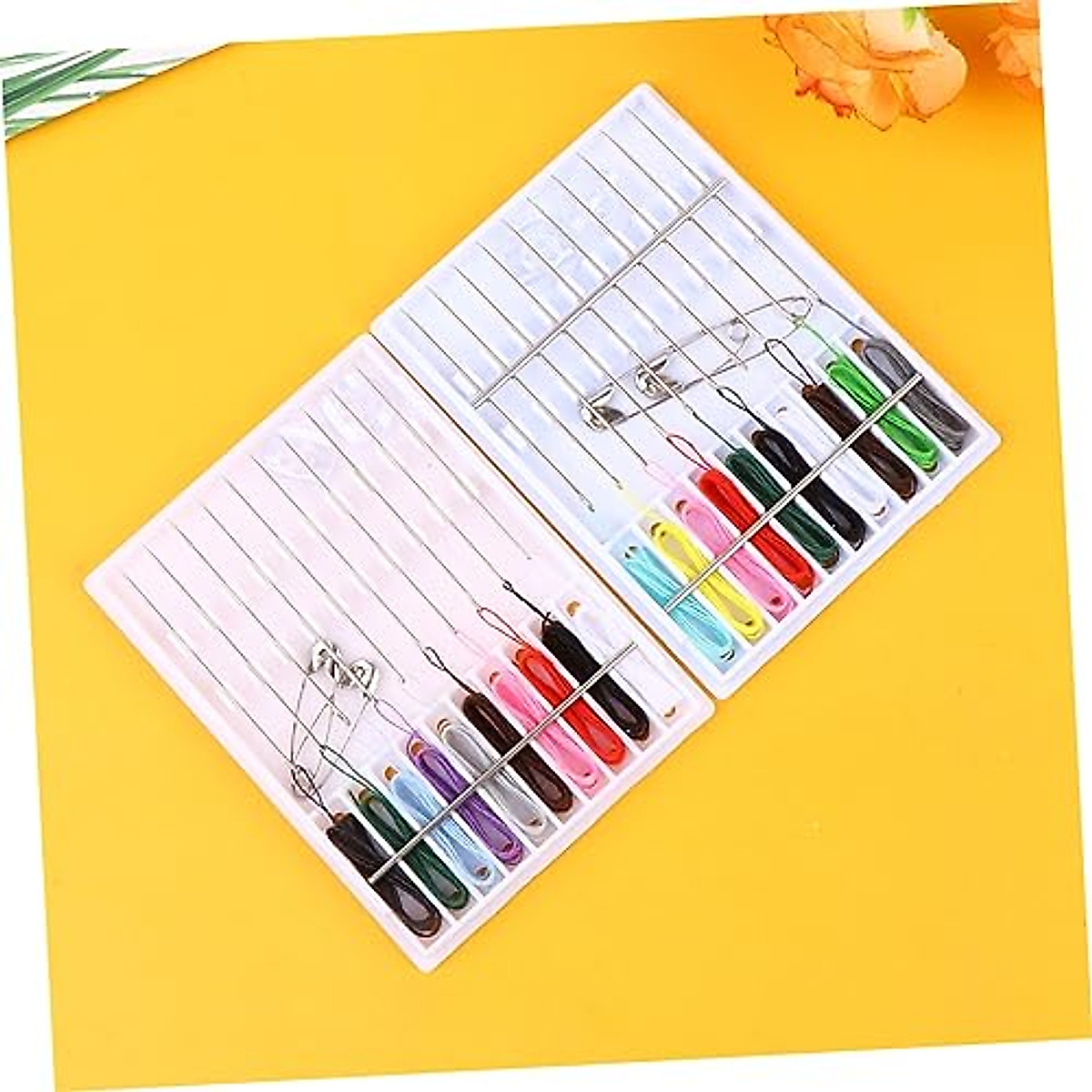 EXCEART 4 Boxes Set T Tool Tools Needles Needle and Thread Sewing Travel