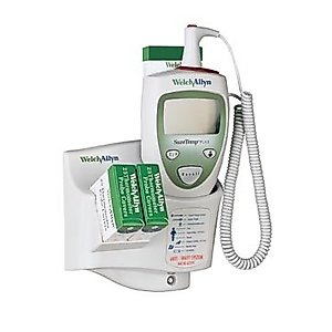 Welch Allyn 01690-300 SureTemp Plus 690 Electronic Thermometer, Wall Mount, 9' Cord and Oral Probe with Probe Well