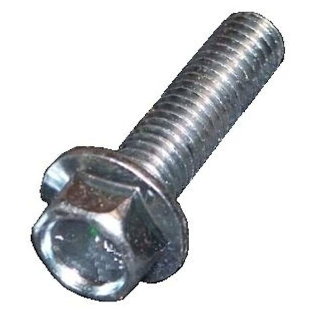 10 M10-1.5 x 20mm Hex Flange Bolts Large O.D. Class 10.9 Zinc IFI 536
