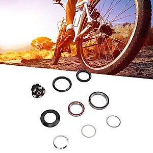 VGEBY Bike Bearing Headset, 41.8/42‑52mm Tapered Tube Headset Aluminum Alloy for Mountain Road Bike Tapered Headset