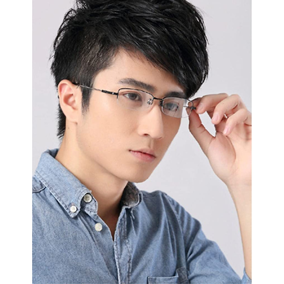 LUOMON Rx Prescription Eyewear Frames EG004 Blue