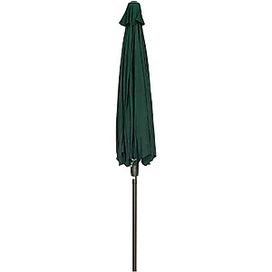Global Industrial 8-1/2'H Outdoor Umbrella, Olefin, Green