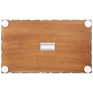 Handicrafts Home Handmade Moroccan Pattern 10x6 Towel Tray - Small Bathroom Tray, Guest Towel Holder, Decorative Napkin Holder, Bathroom Countertop Storage, Kitchen Hand Towel Holder Moroccan Blue