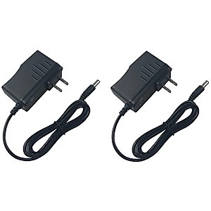 (2 Pack) 5V 2A Power Supply Adapter, BOLWEO AC 100-240V to DC 5V 1A Adaptor Cord Compatible with Baby Monitor,TV Box, Speaker, Camera,Audio/Video, 5V Router, DC Jack Barrel 5.5mmx2.1mm