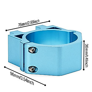 Genmitsu 69mm Diameter Aluminum CNC Spindle Holder Spindle Mount for Genmitsu 4040-PRO, 3020-PRO MAX V2, 3030-PROVer MAX CNC Machine and Genmitsu Aluminum Z Axis Assembly V2 Kits