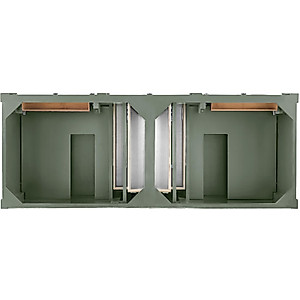 James Martin Vanities 650-V60D-SC 650-V60D Brittany 60" Double Basin Poplar Wood Vanity Cabinet Only