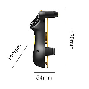CfoPiryx Gamepad Joystick, Adults Kids High Frequency Better View Shooting Game Tablet Trigger Gamepad Joystick For IPad, Suitable for Home, Travel, Bedroom, Living Room and So On