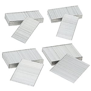 SHALL 16 Gauge Finish Nails, 2000-Count (1-1/4, 1-1/2, 2, 2-1/2 Inch) 16GA Galvanized Finishing Nails Assorted, Nail Gun Nails & Small Finishing Nails Assortment for Pneumatic, Electric Finish Nailer