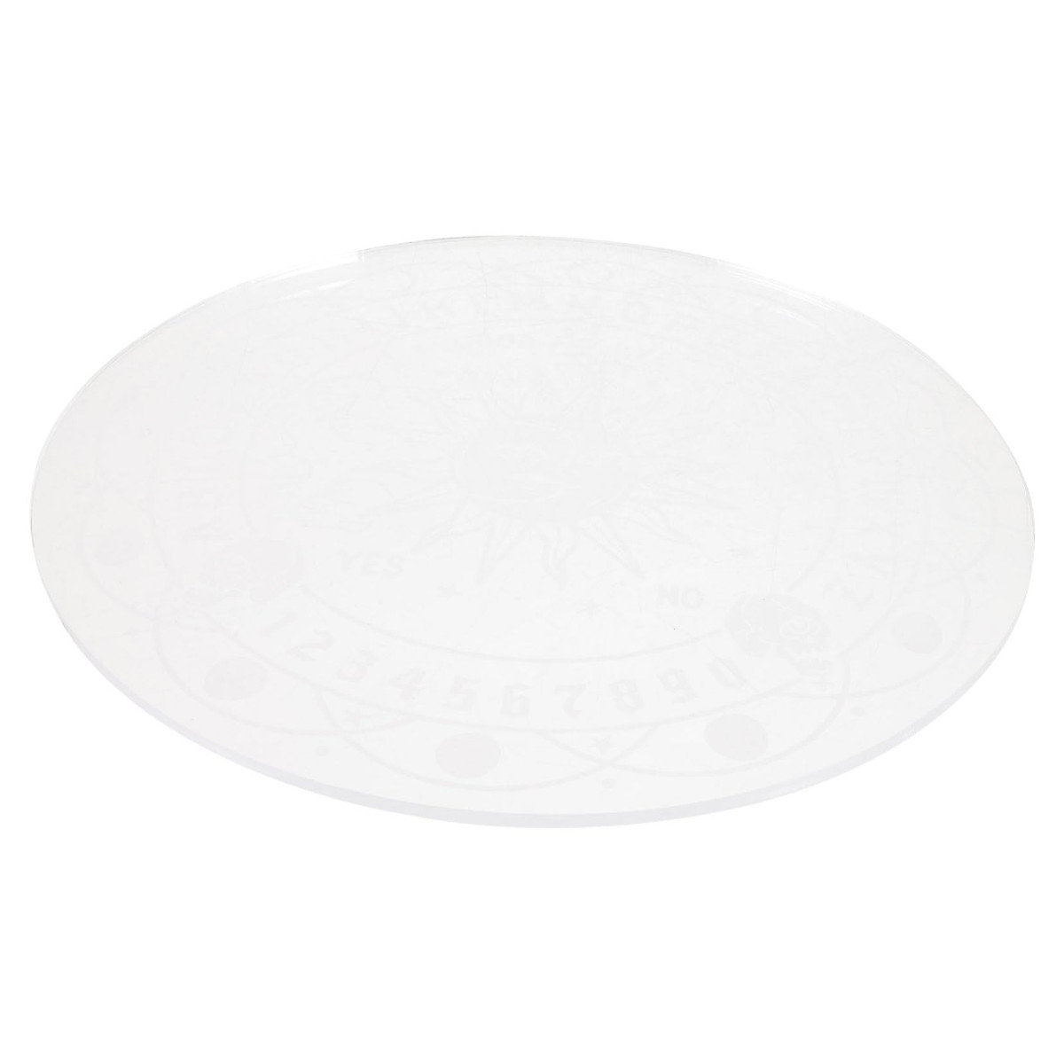 ABOOFAN 4pcs Pendulum Dashboard Divination Board Divination Message Board Divination Pendulum Board Divination Tools Divination Prop Supplies Divination Supplies The Witch Acrylic Letter